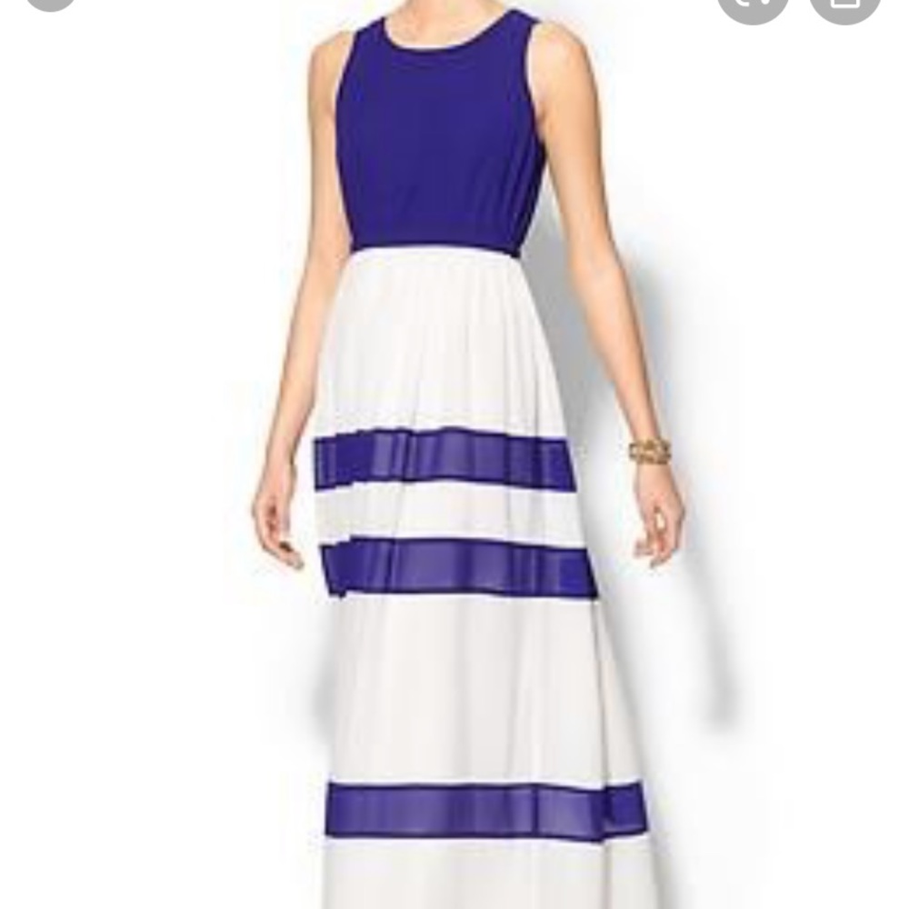 Wells Grace Audrey Striped Maxi Dress - Gem